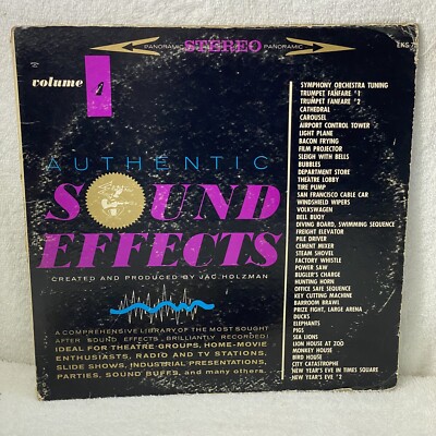 Authentic Sound Effects, Vol. 4, vintage vinyl Record | eBay