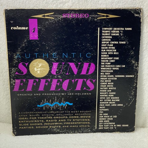 Authentic Sound Effects, Vol. 4, vintage vinyl Record | eBay