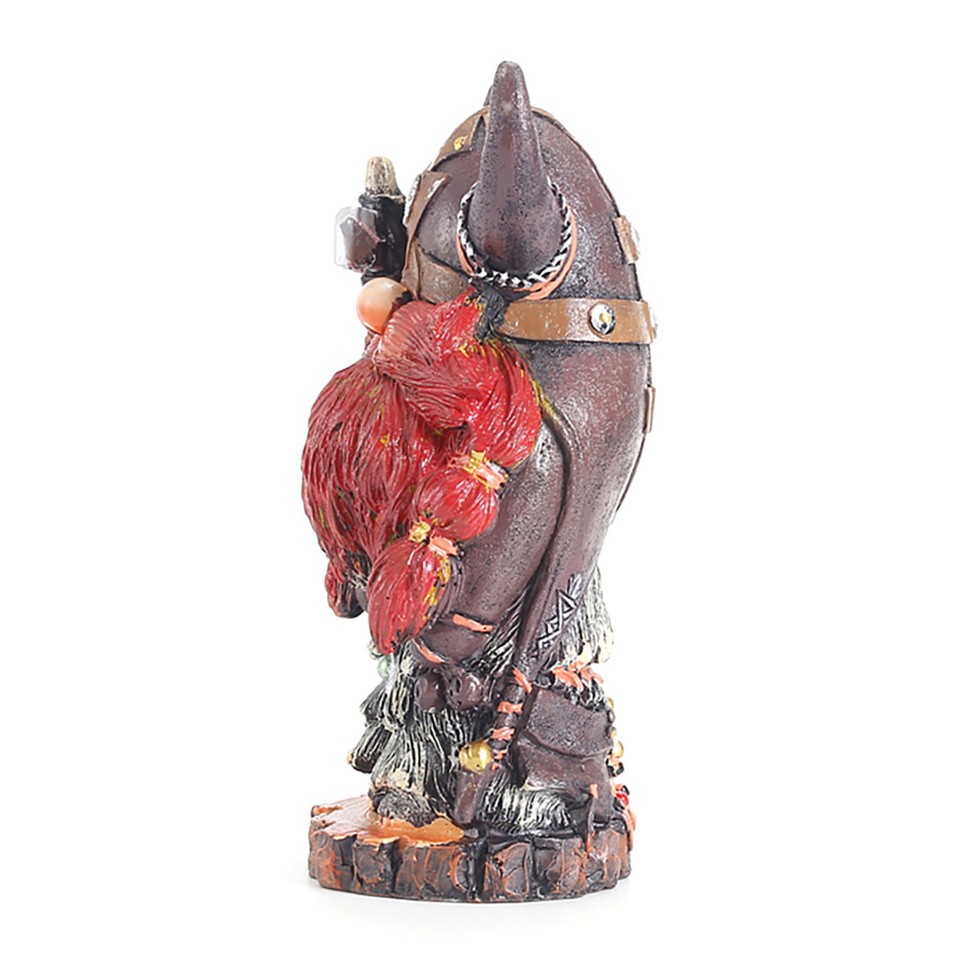 Garden Gnome Dwarf Statue Medieval Guard Nordic Victor Norse Dwarf ...