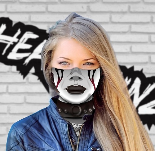 GOTHIC: Neck Gaiter Snood Bandana Head Tube Face Mask Shield Cover Goth ...