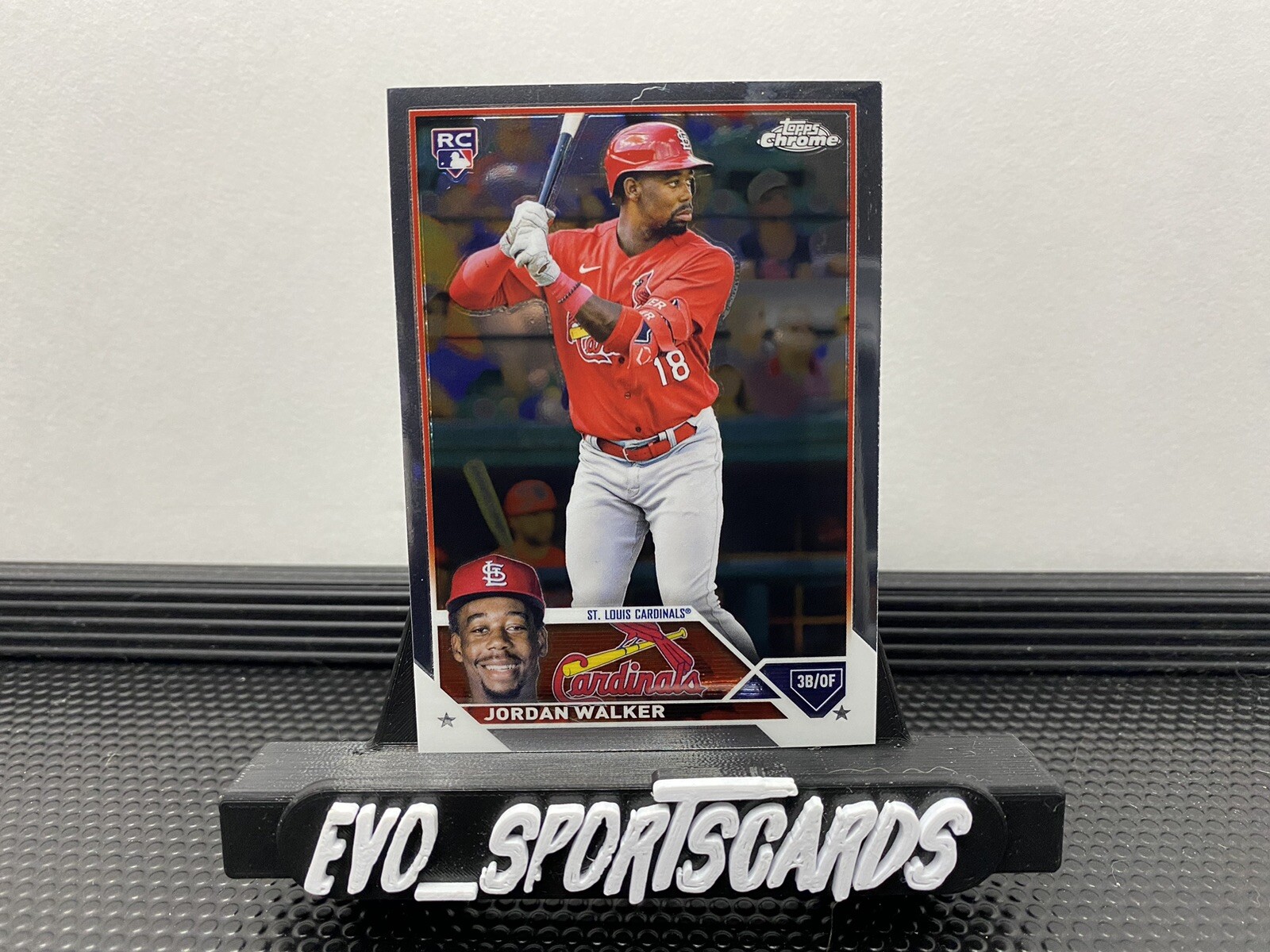 2023 Topps Chrome Jordan Walker Rookie Card RC #209 St Louis Cardinals ...