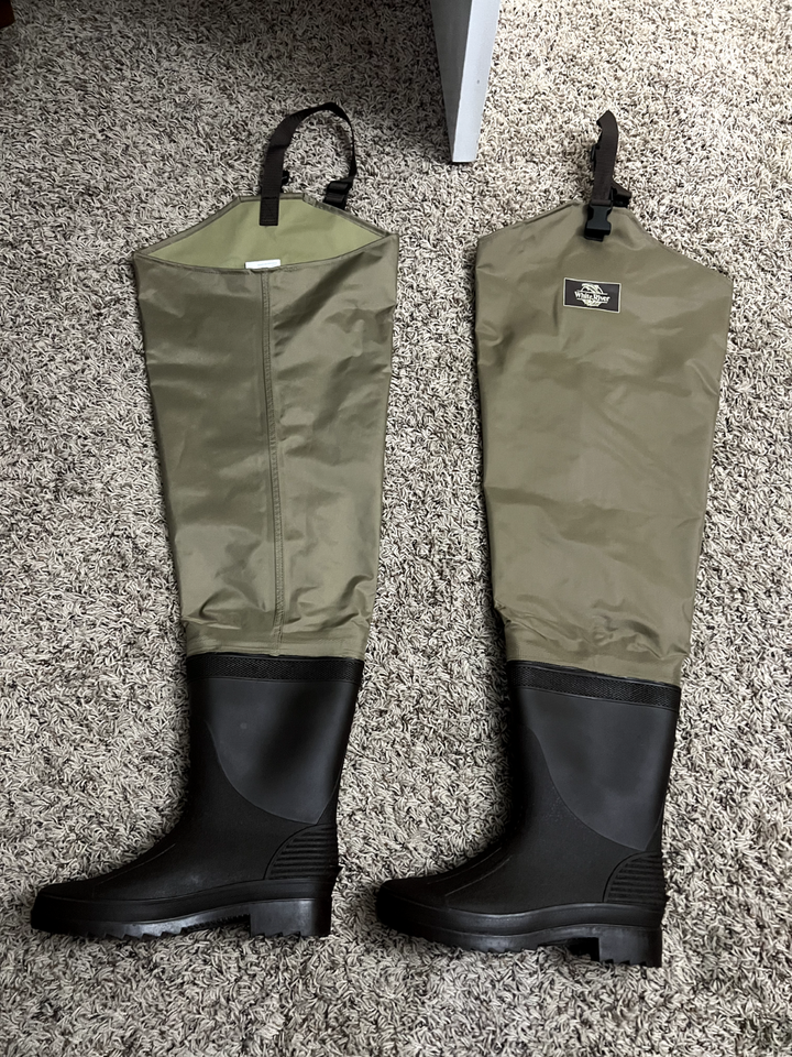 Mens White River Three Forks Lug Sole Hip Waders, size 7 | eBay