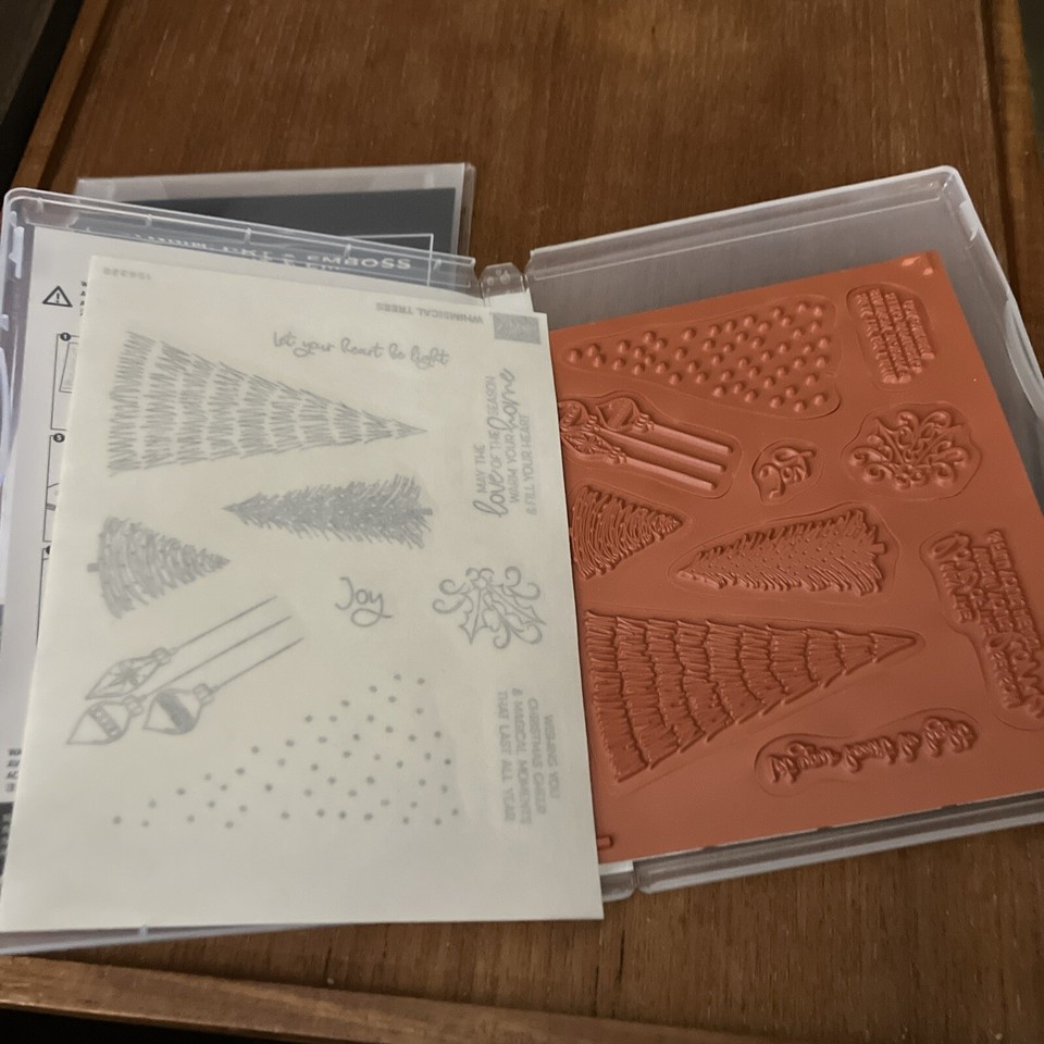 Stampin Up Whimsical Trees Stamp Set & Christmas Trees Dies | eBay