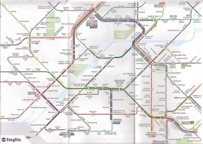 BVG Berlin - Busliniennetz - Bus Route Map - | Grelly UK