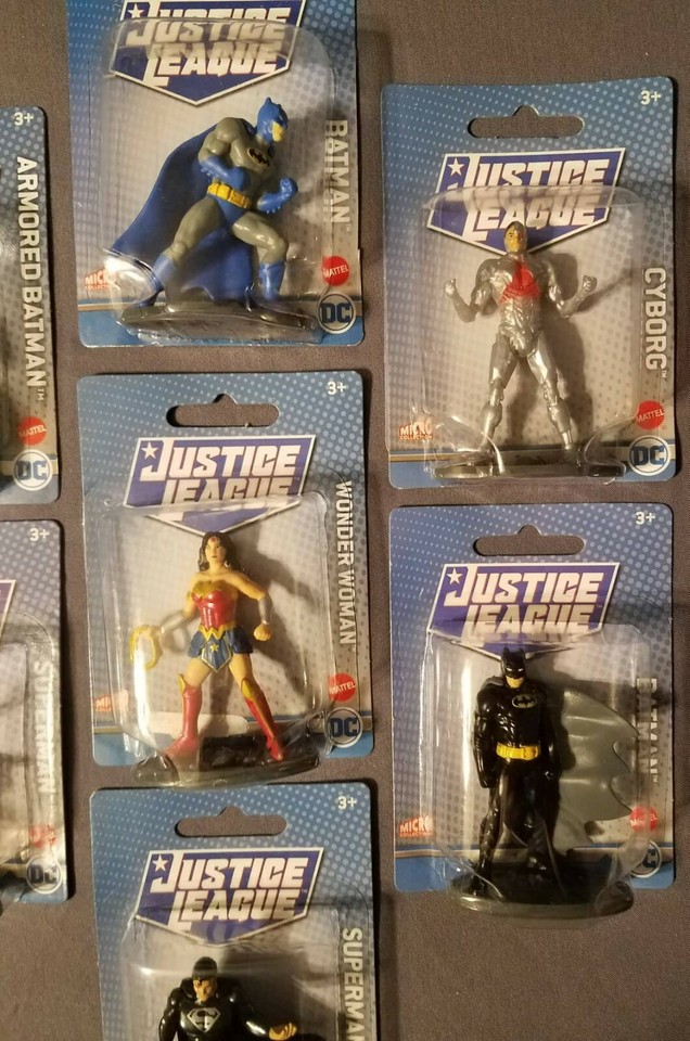 Set Of 7 Mattel DC Comics Justice League Micro Collection Mini ...