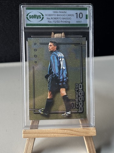 1999 Panini Roberto Baggio Cards Juventus 15/50 Roberto Baggio Sollys ...