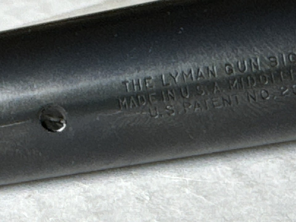 Lyman Alaskan scope 7/8” tube 2.5x power crosshair reticle | eBay