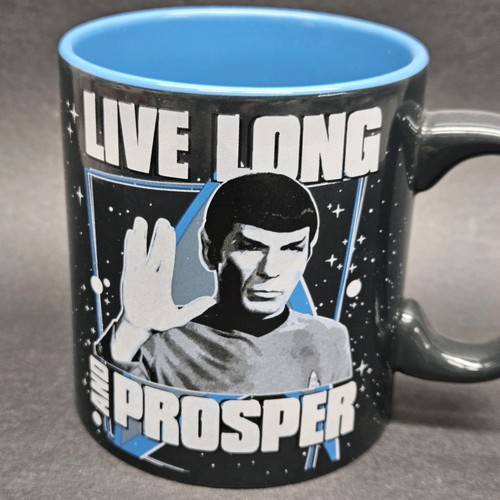Star Trek Mr. Spock Live Long and Prosper Large 20oz Ceramic Coffee Cup ...