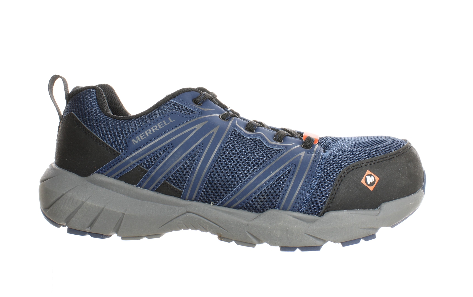 Merrell Mens Fullbench Blue Safety Shoes Size 9 (Wide… - Gem