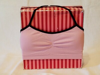 BEBE Girls Racerback Bralette BRA - sz L /G - pink | eBay