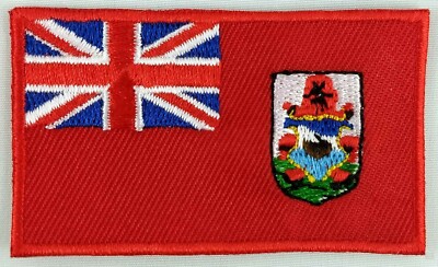 Bermuda Flag Patch Embroidered Iron On Applique Bermudian | eBay