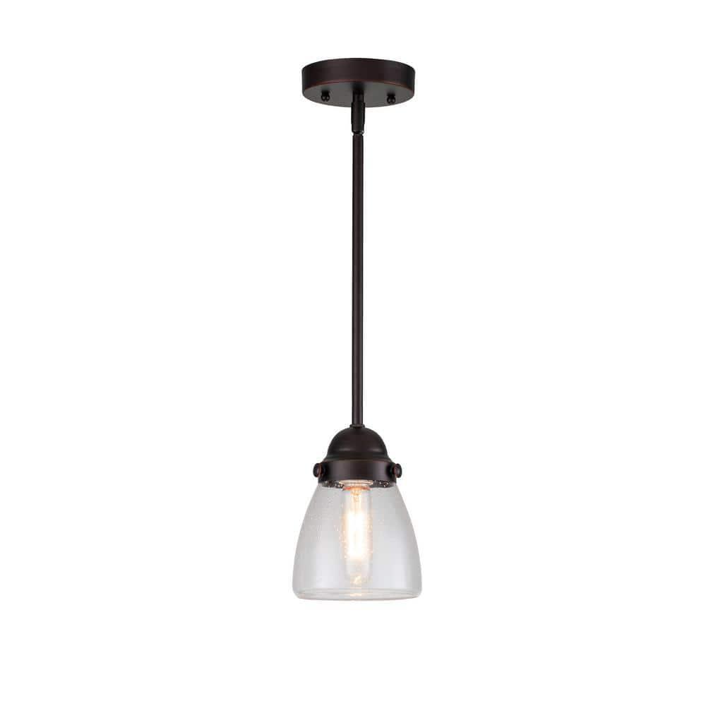 Edvivi Lighting 5 Light Black And Brushed Nickel Kitchen Island