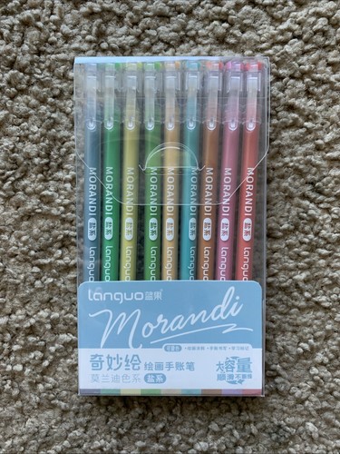Morandi Colors Gel Ink Markers Pen Highlighter Journal Drawing School ...