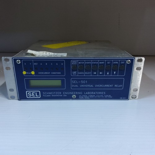 SEL 501 DUAL UNIVERSAL OVERCURRENT RELAY, 01501003X561XXB | eBay
