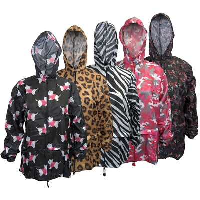 WOMENS Mac In Bag Pack away KAGOUL LADIES KAGOOL PARKA FESTIVAL CAMPING ...