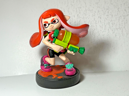 Nintendo Amiibo Character Figure Splatoon Series ORANGE INKLING GIRL | eBay