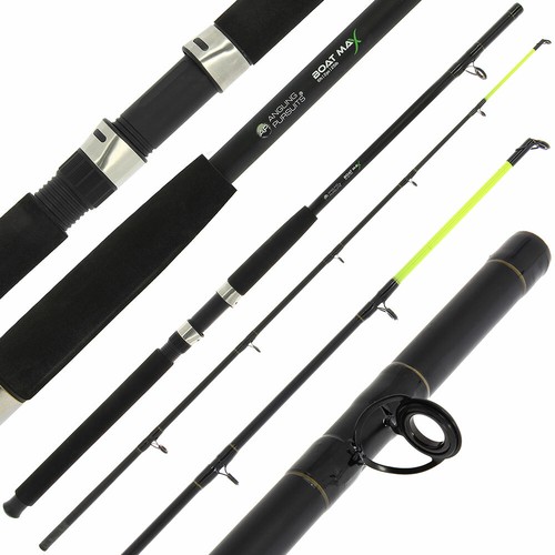 2 x Sea Fishing Boat Rods And Reels Set Sea Fishing Fixed Spool Reels ...