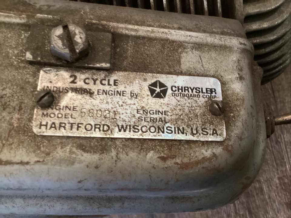 Chrysler 58021 Power Bee West Bend Engine GO Cart KART Mini Bike Free ...