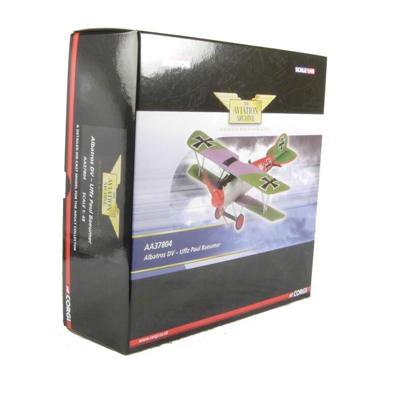 Corgi AA37804 1/48 Albatross D.V , Luftstreitkräfte Jasta 5 , Paul ...