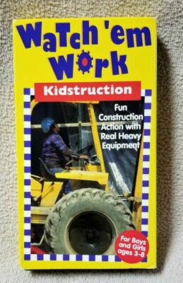 Watch em Work - Kidstruction (VHS, 2000) 82554172433 | eBay