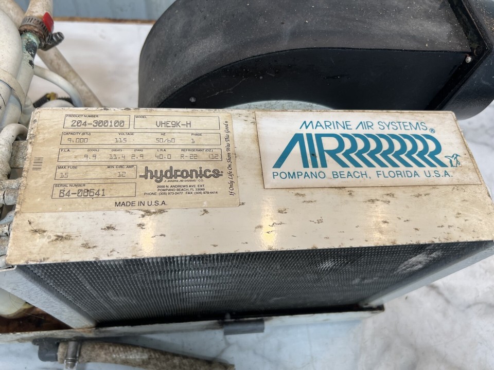 93 Sea Ray Sundancer 290 Boat Marine Air Systems AC air conditioner ...