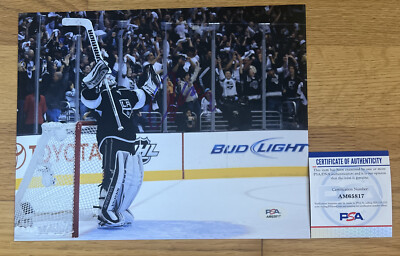 Jonathan Quick Auto Autograph Signed 8x10 Photo PSA COA Rare | eBay