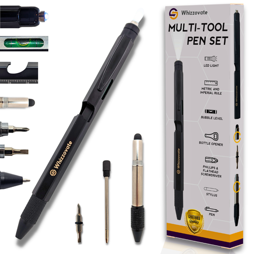 Multi Tool Pen 9 in 1 - Tactical Pen - Pen Gift Set - MultiTool Pen ...