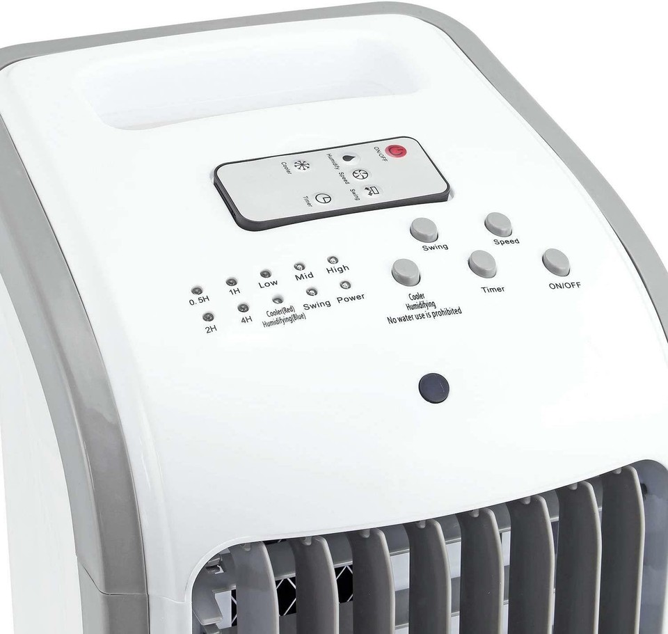 PORTABLE AIR CONDITION COOLER UNIT FAN HUMIDIFIER TIMER 3 SETTINGS AC W ...