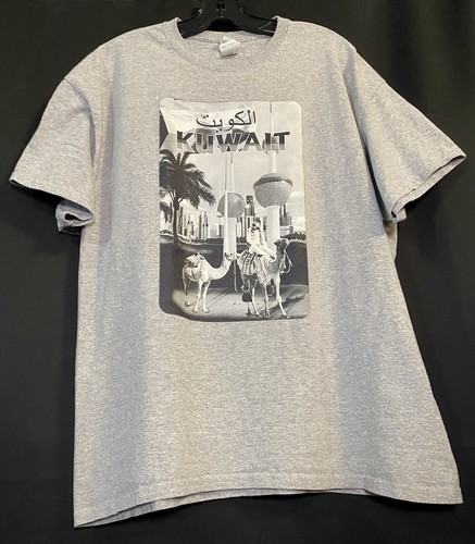 Vintage Y2K Kuwait Graphic Tshirt Goth Iraq Camel Emo ISIS Shock Value ...