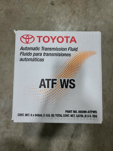 Toyota Lexus ATF WS Transmission Fluid 00289-ATFWS Genuine OEM | 1qt ...