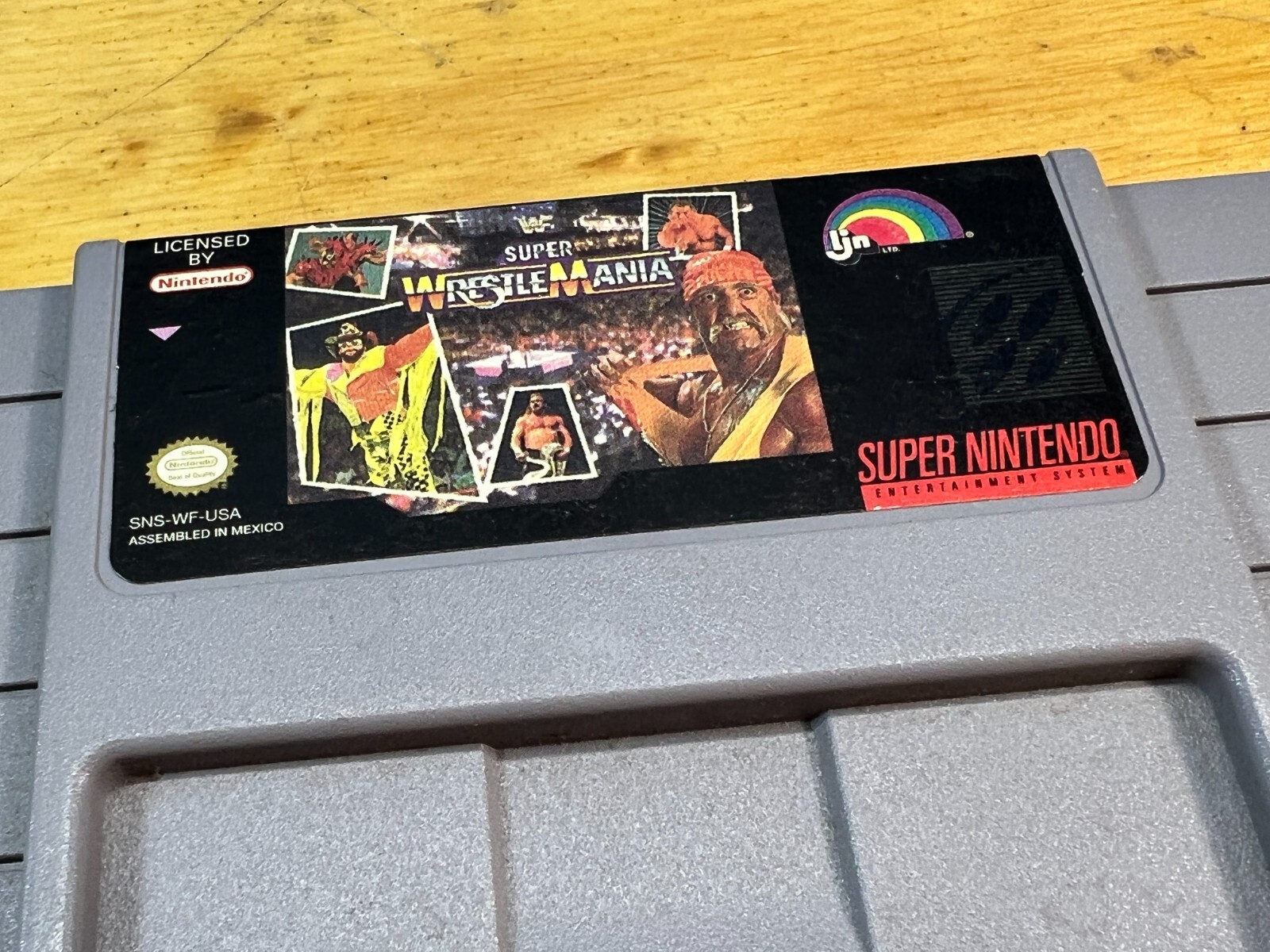 WWF Super Wrestlemania - WWE - SNES Nintendo Game Tested & Working ...