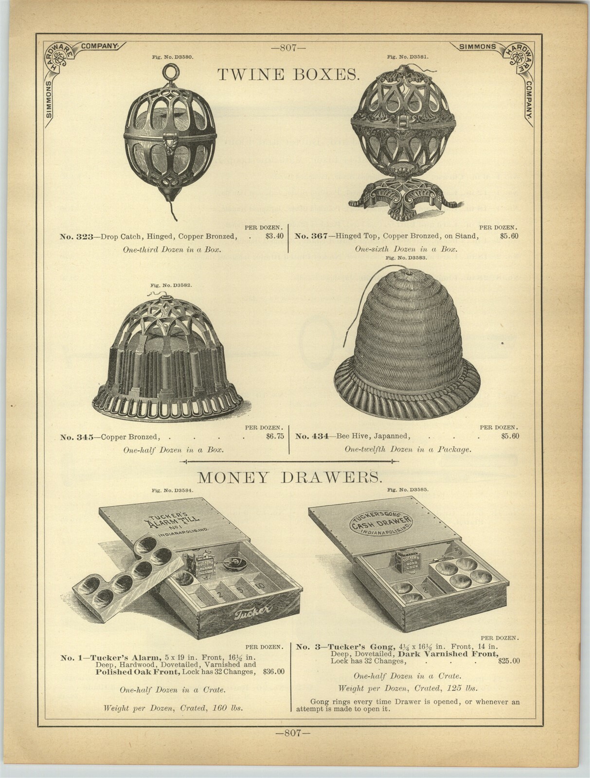 1894 PAPER AD Coffee Tryer Cheese Tallow String Twine Box Grocers ...