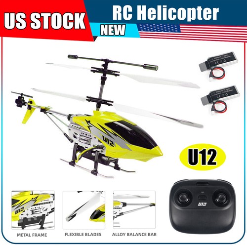 2.4Ghz RC Helicopter 2-Speed Remote Control Drone w/ Altitude Hold + 2 ...