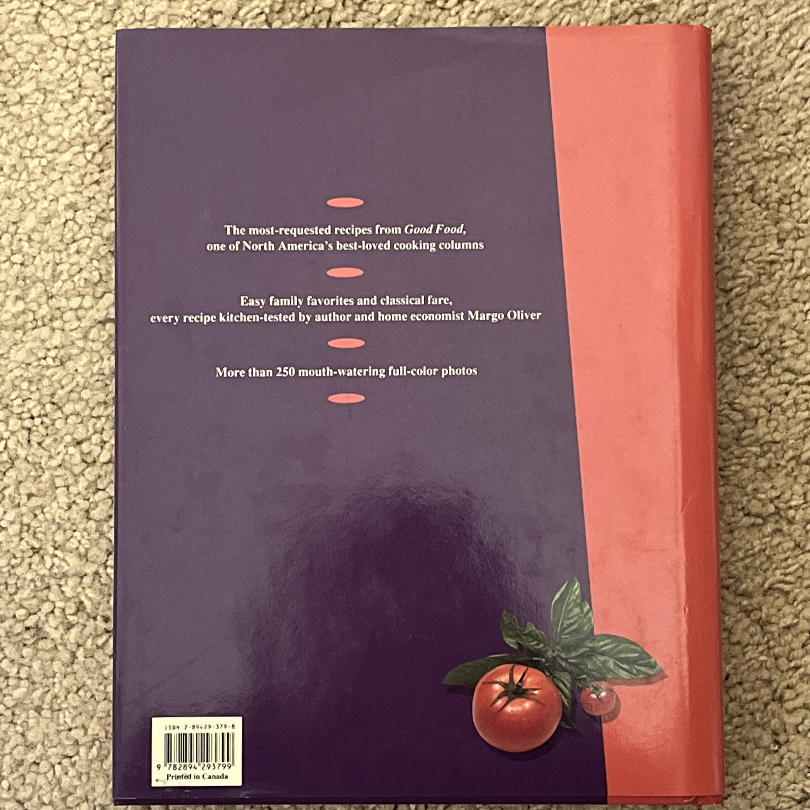 The Good Food Cookbook Hardcover Book by Margo Oliver 1993 Recipes ...