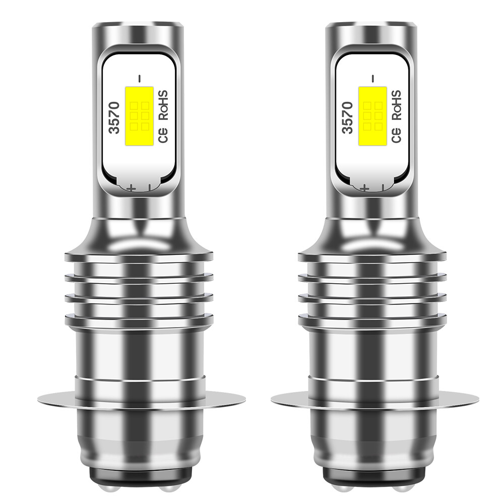 For Kawasaki Mule 600 610 3000 3010 - 2X H6M LED White Headlights Bulbs ...