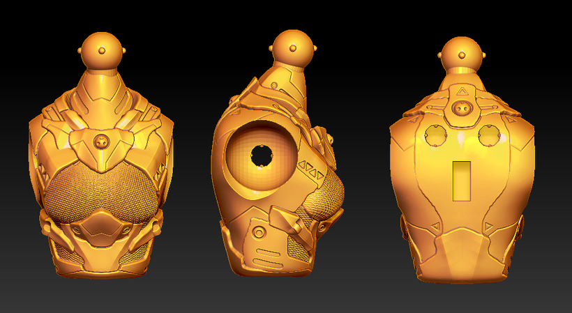 3d Printed Cosmic Legions Custom Torso - Female Armor Torso - AFF | eBay