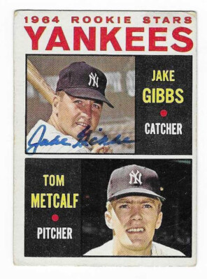 JAKE GIBBS 1964 TOPPS AUTOGRAPHED SIGNED # 281 NEW YORK YANKEES | eBay