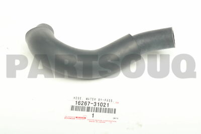1626731021 Genuine Toyota HOSE, WATER BY-PASS, NO.3 16267-31021 | eBay