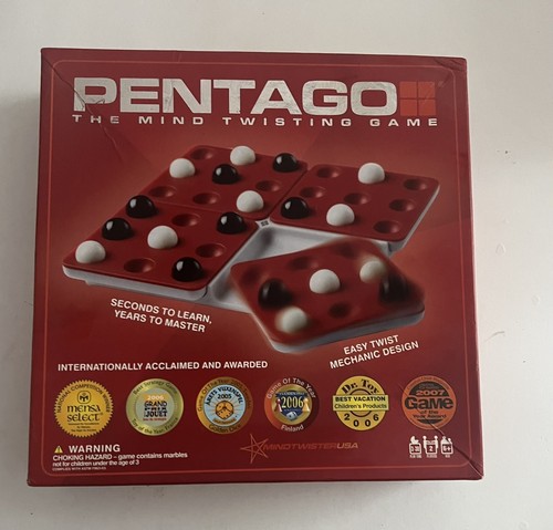 PENTAGO A mind twisting game 2008 excellent condition-game-box ...