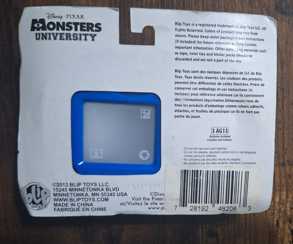 New Blip Toys Disney Pixar Monsters University Kids Toy Digital Camera ...