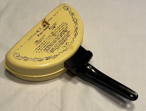Vintage Mirro Folding Omelet Pan Maker Skillet w/ Recipes 9” Wide Egg ...