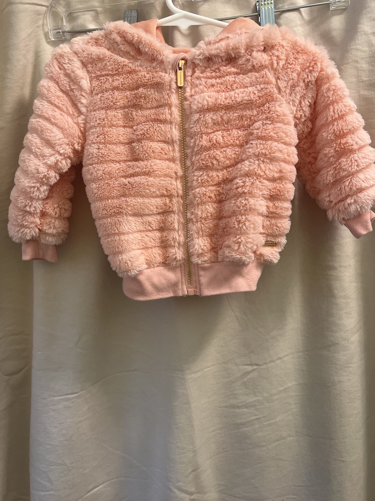 Tahari Baby Girls Soft Zip Up Jacket With Hood Size 6/9 Months | eBay