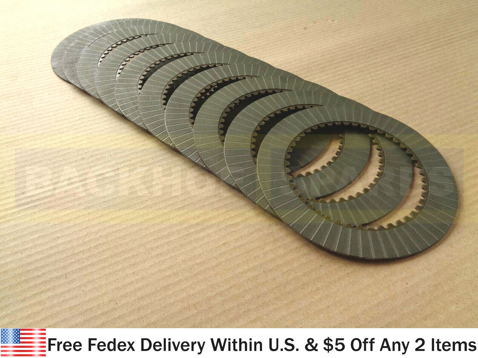 JCB PARTS - FRICTION & COUNTER PLATES CLUTCH, 10 PC EA. (331/16516 331/ ...