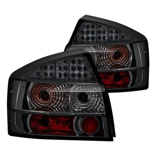 For Audi A4 Quattro 2002-2005 Spyder Chrome/Smoke LED Tail Lights ...
