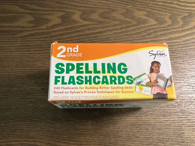 Sylvan 2nd Grade Spelling Flashcards Box Sets 2011 | eBay