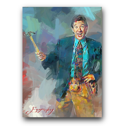 Tim Taylor Art Card Limited 32/50 Edward Vela Signed (Movies Characters ...