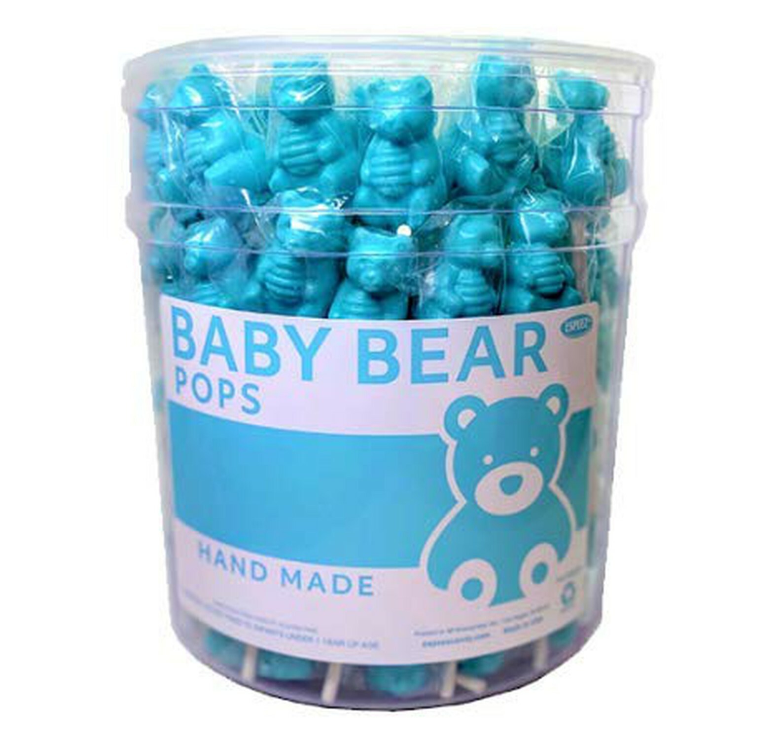 Blue Bear Pops Lollipop Suckers: Individually Wrapped Baby Bear Candy ...