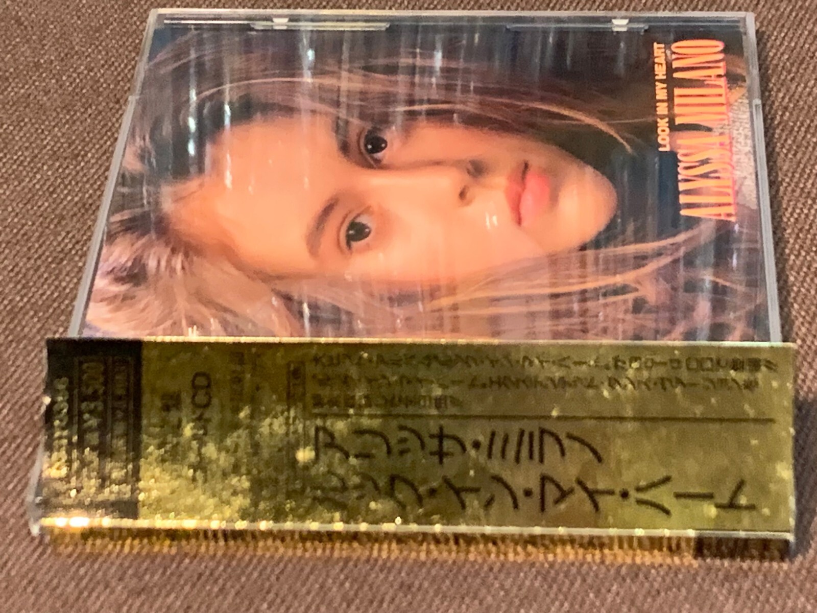 ALYSSA MILANO Look In My Heart JAPAN 24k GOLD CD D33Y0356 OBI 1989 ...