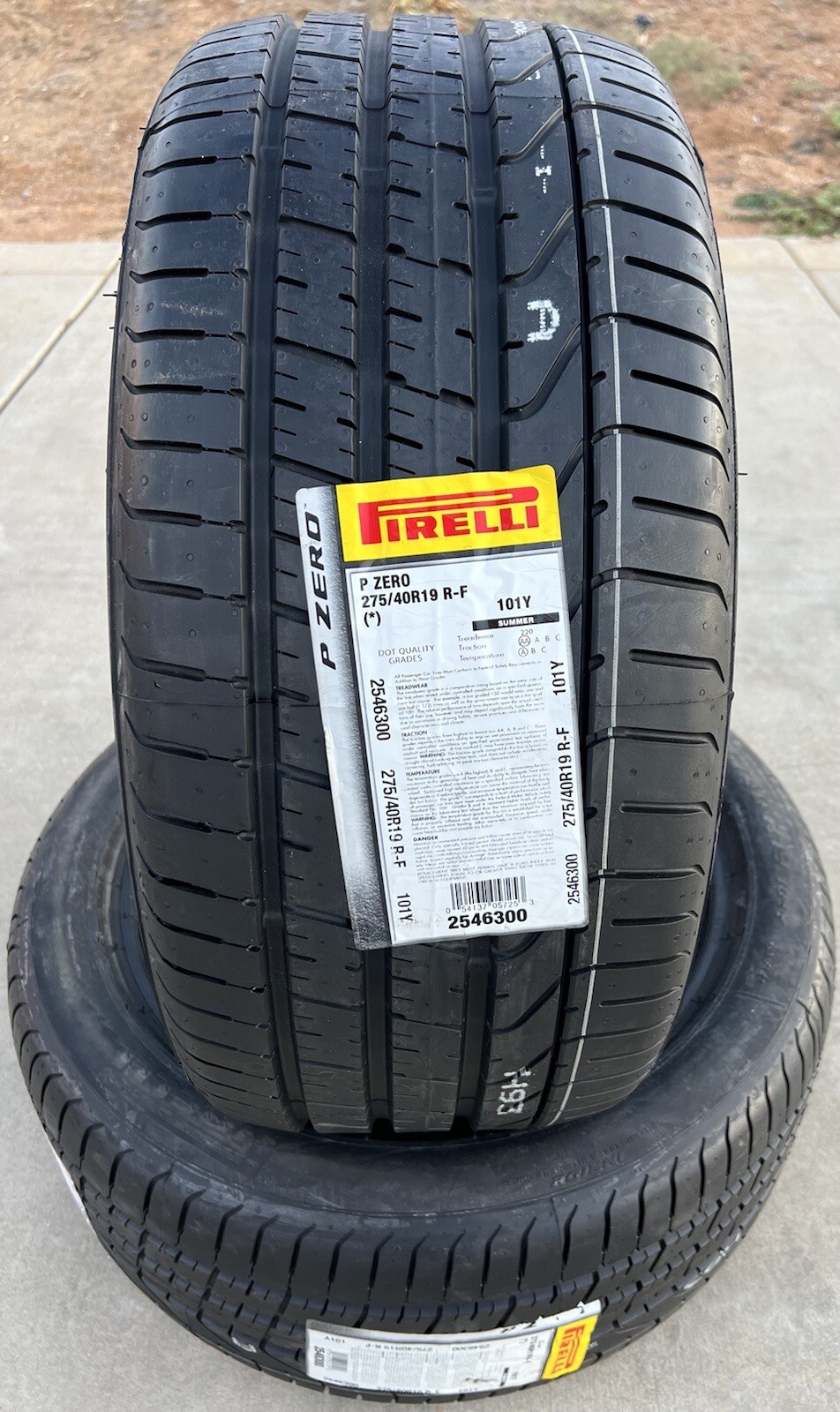 TWO NEW Pirelli P Zero Run Flat RFT RSC 275/40R19 Star ★ BMW PZero ...