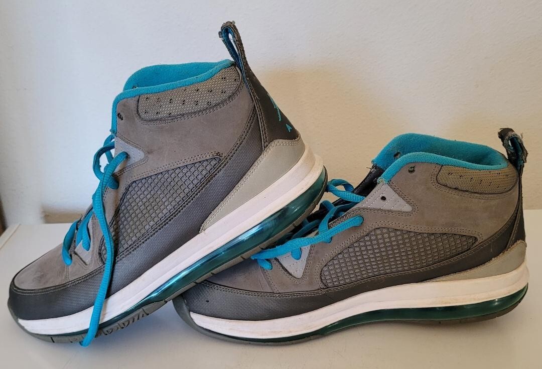 Size 9.5 - Air Jordan Flight 9 Max RST Cool Grey Blue (1) | eBay